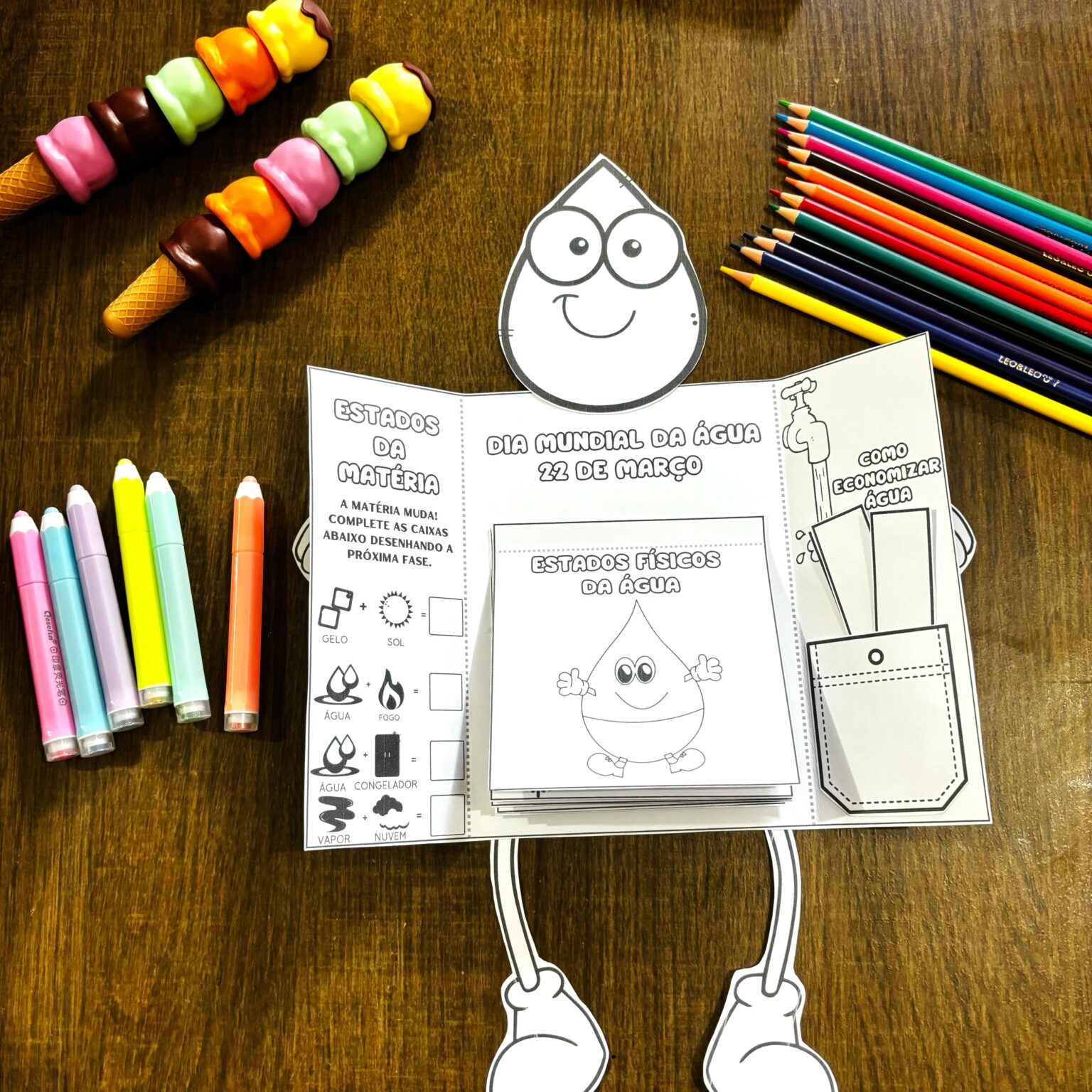 LAPBOOK DIA DA ÁGUA – Educa Arte Materiais Pedagógicos